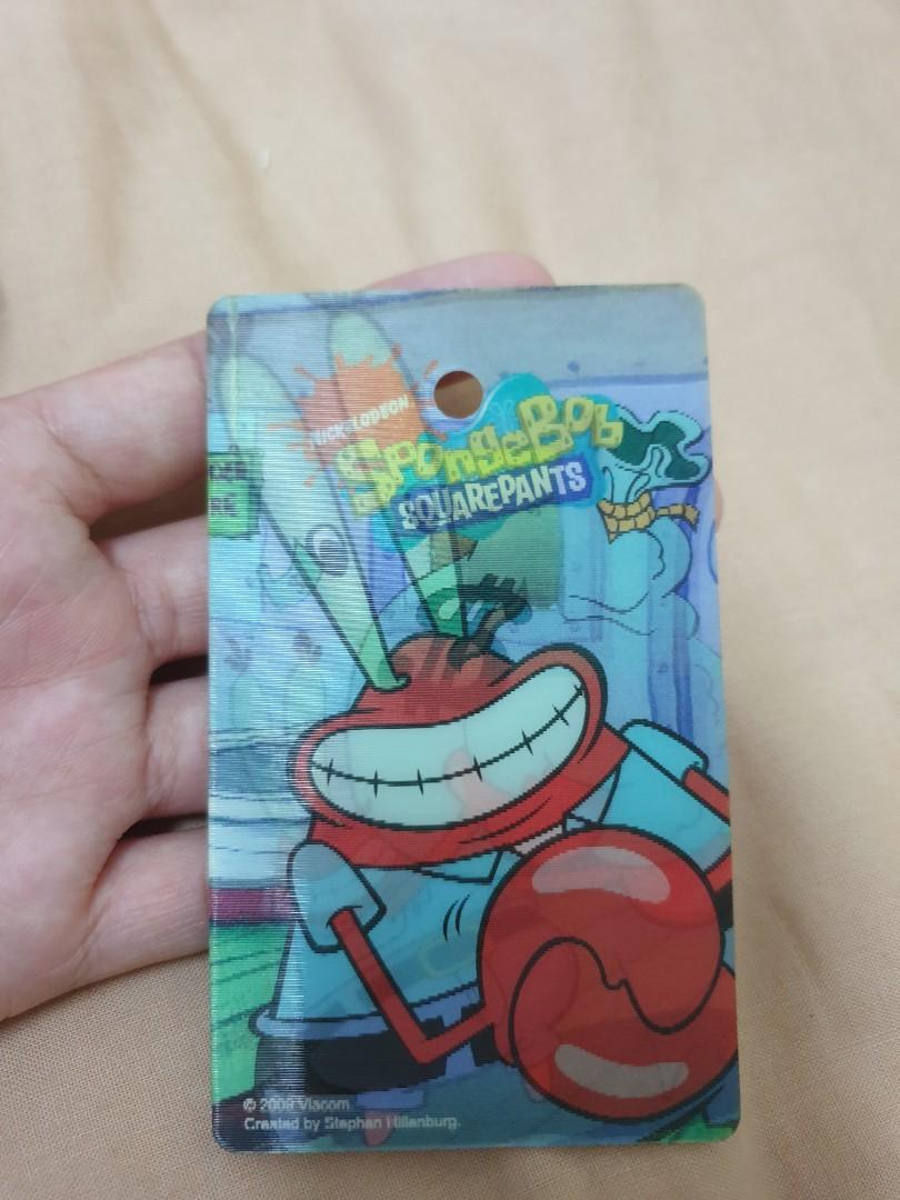 Nestle Spongebob NN Rare Lenticular Motion Promo Card 2009, Hobbies ...