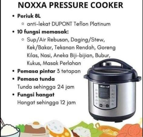 NOXXA PRESSURE COOKER by Amway, Furniture & Home Living, Kitchenware ...
