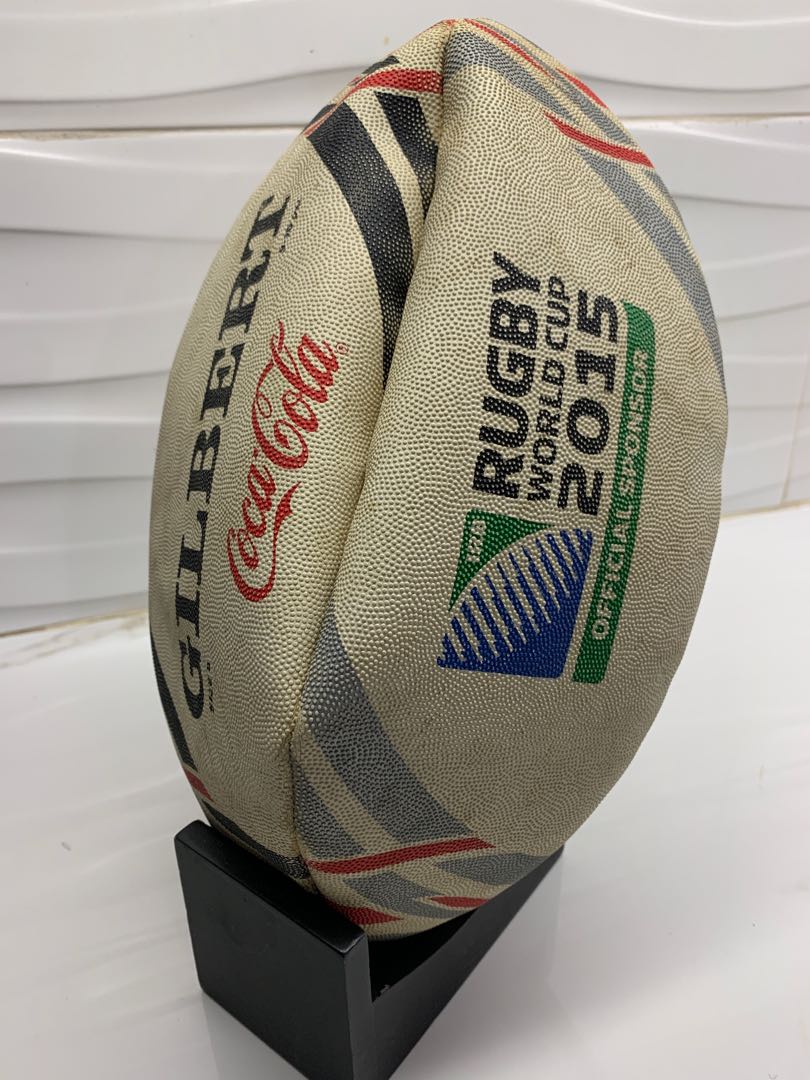 OFFICIAL GILBERT COCA COLA RUGBY WORLD CUP 2015 BALL, Furniture & Home ...