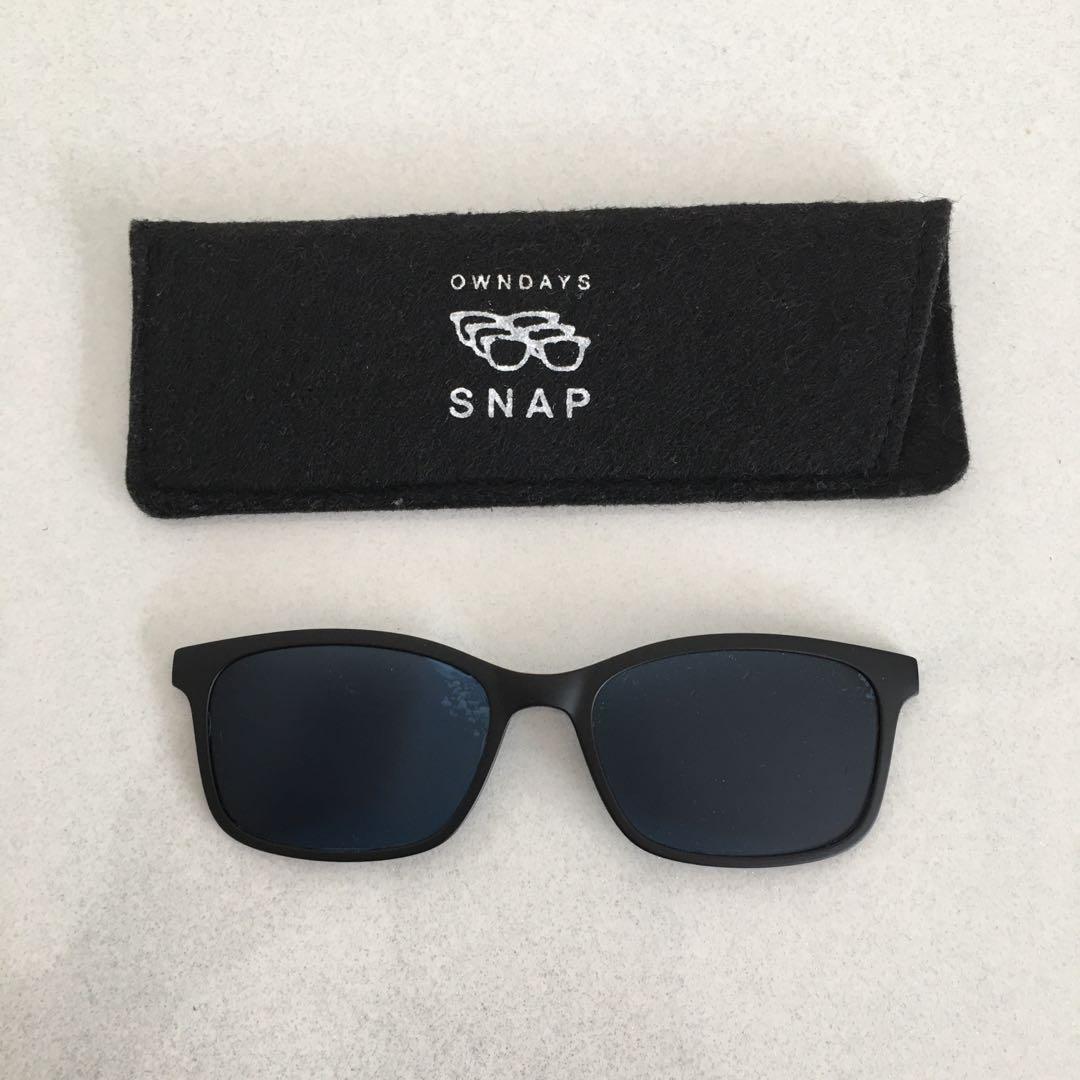 OwnDays Snap-On Sunglasses Black, Men's Fashion, Watches & Accessories ...