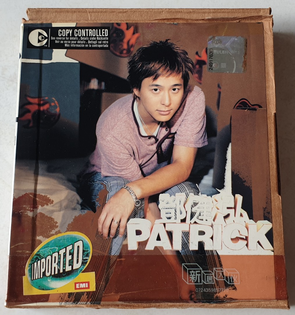 Patrick Tang ~ Patrick Tang ( Hong Kong Press ) CD, Hobbies & Toys ...