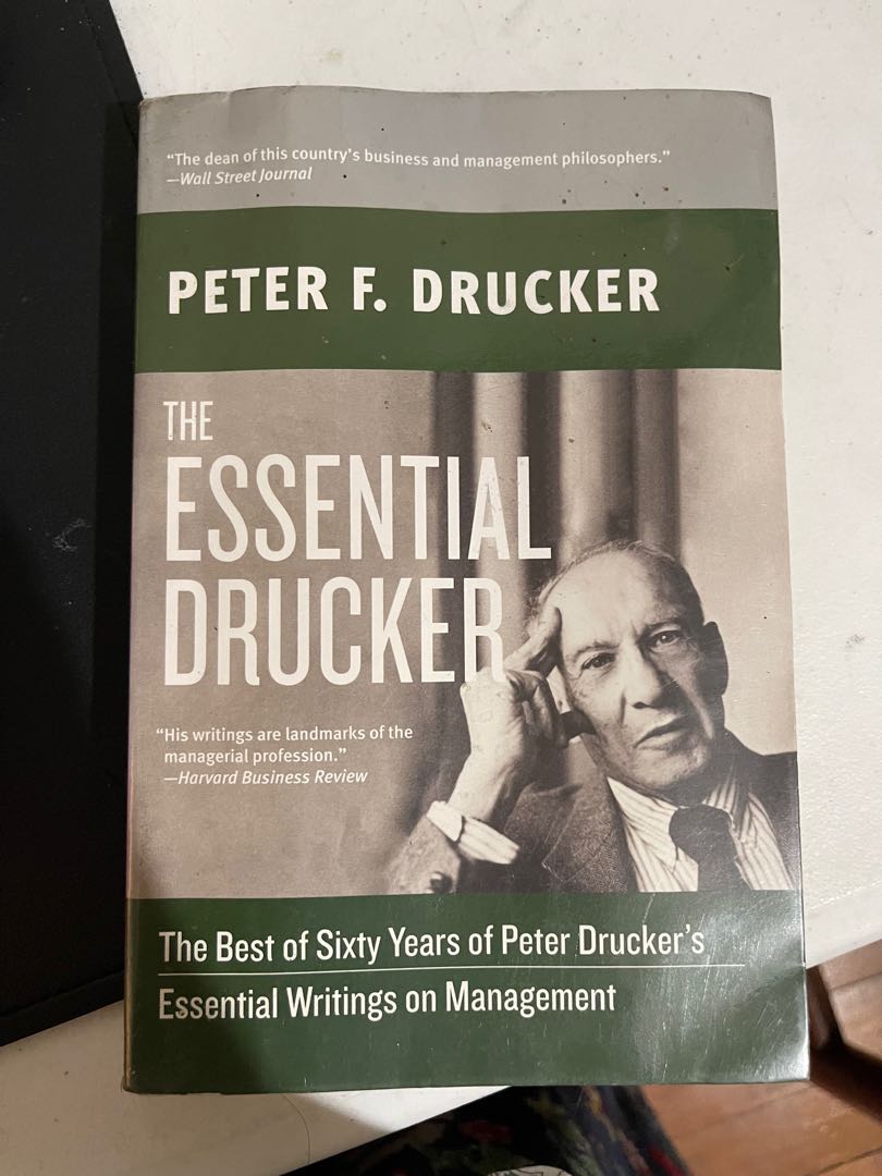Peter Drucker the Essential Drucker Management, Hobbies & Toys, Books ...