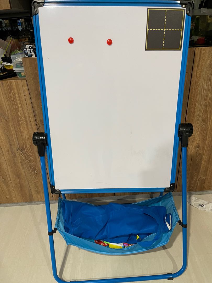 Portable White Writing Board With Stand, Hobbies & Toys, Stationery ...