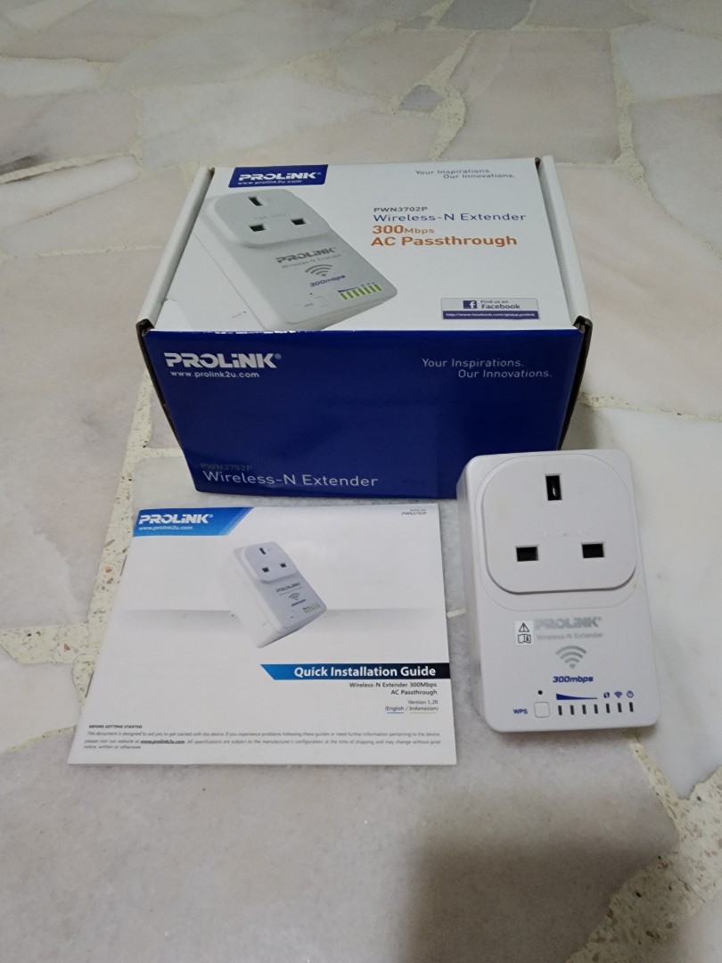 Prolink wifi extender, Computers & Tech, Parts & Accessories ...