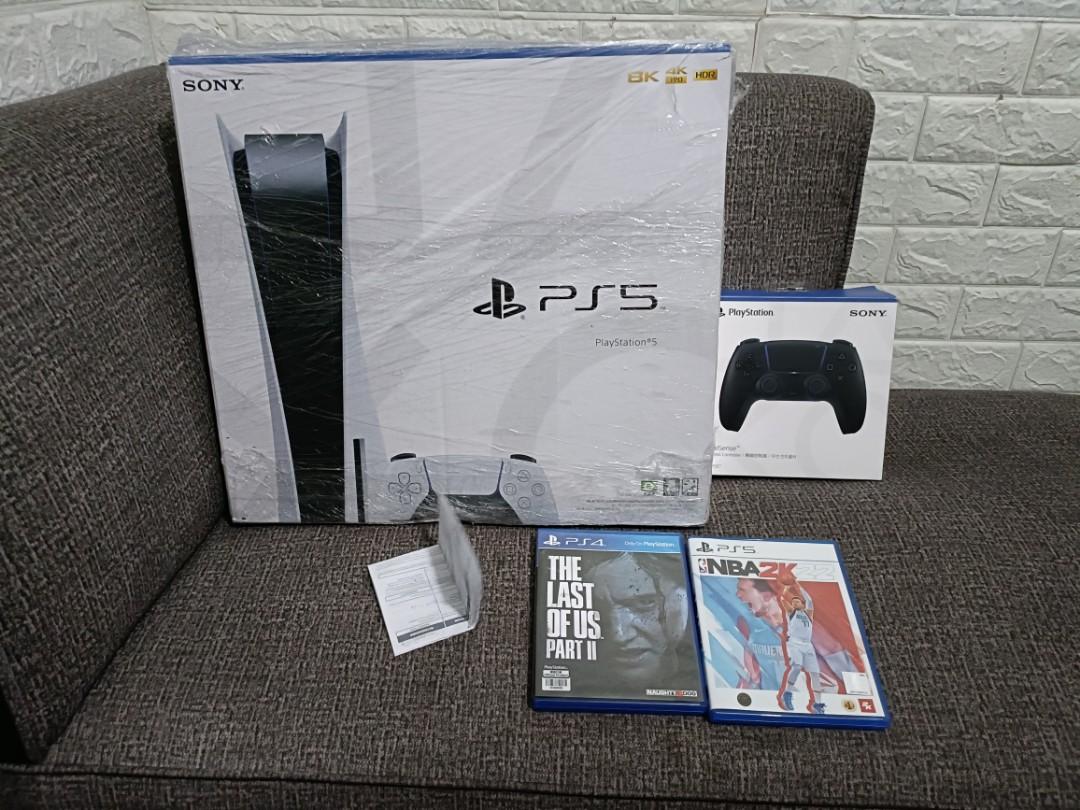Ps5 disc ed. Complete with reciept 2 controllers and 2 games, Video ...