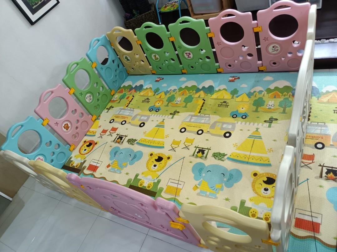 Rainbow Playpen, Babies & Kids, Baby Nursery & Kids Furniture, Other ...