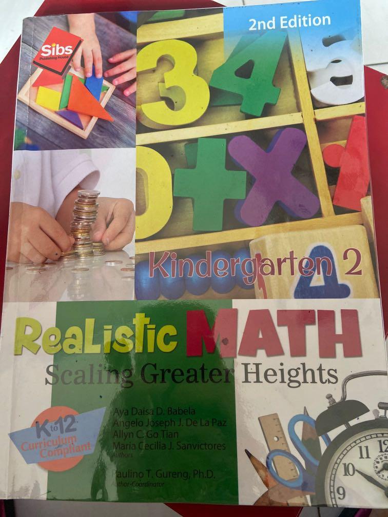 Realistic Math Scaling Greater Heights Kinder 2, Hobbies & Toys, Books ...