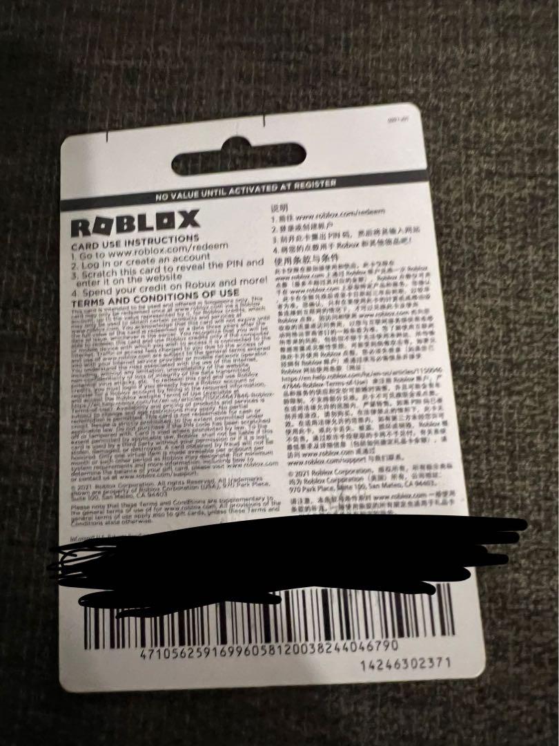Roblox 30$, Tickets & Vouchers, Vouchers on Carousell