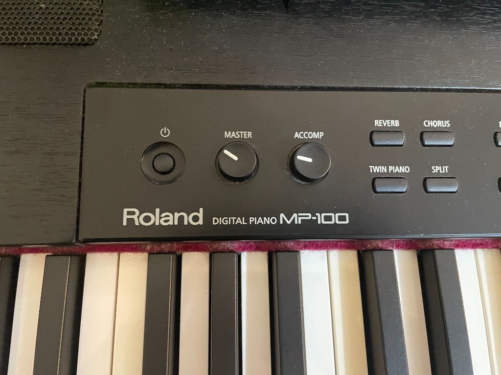 Roland mp100 digital piano 電子琴, 興趣及遊戲, 音樂、樂器 & 配件, 樂器 - Carousell