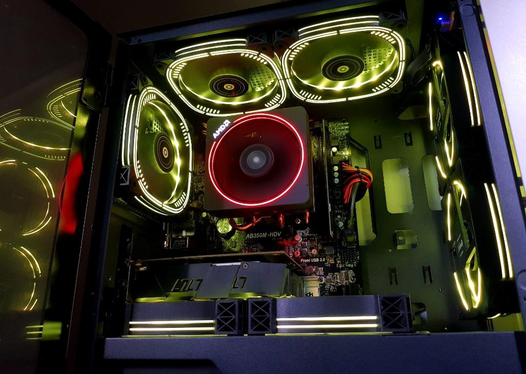 Ryzen 5 Gaming Rig Desktop PC System Unit in a Very Nice Build Like New ...