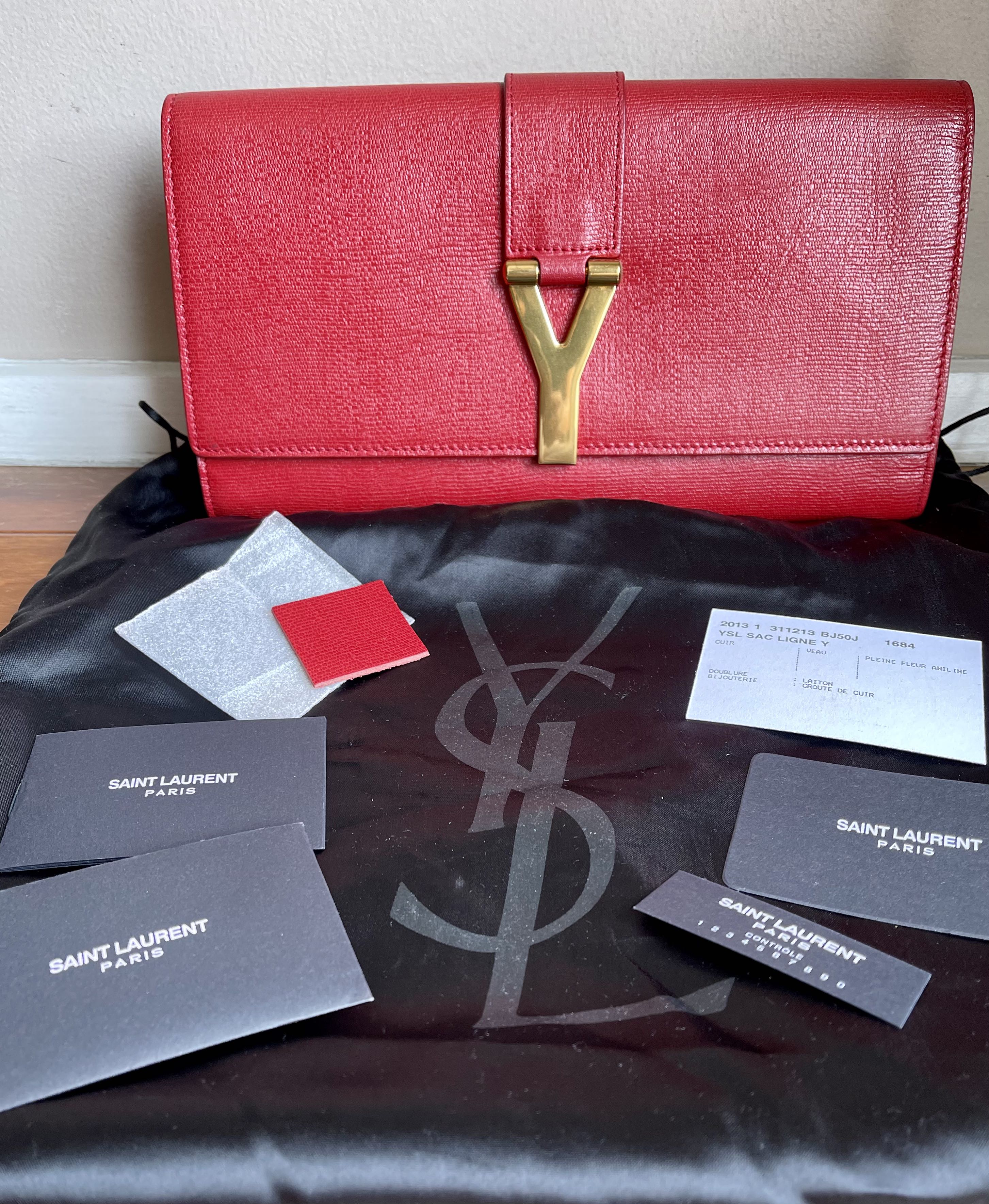 saint-laurent-clutch-luxury-bags-wallets-on-carousell