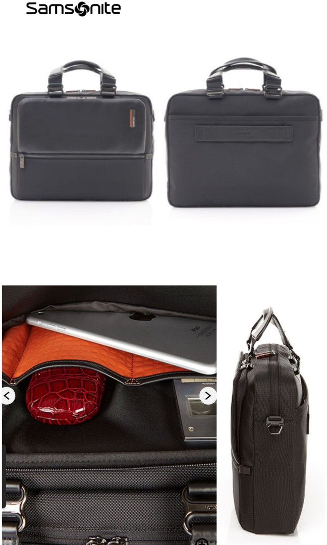 Samsonite black label slim briefcase, Men's Fashion, Bags, Briefcases ...
