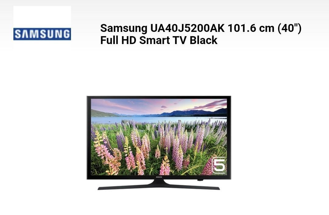 Samsung 40" Smart TV, TV & Home Appliances, TV & Entertainment, TV on ...