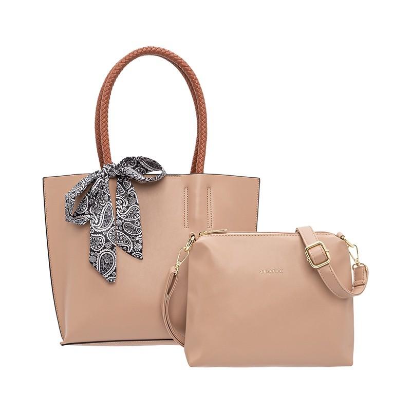 Sentini Becca 2-in-1 Tote Shoulder Set(SLB9781), Luxury, Bags & Wallets ...