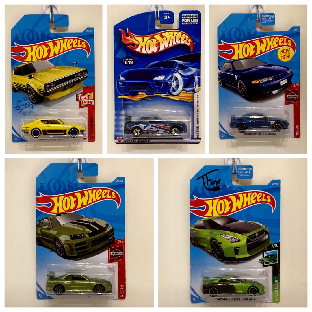 Set $48!! Hot Wheels Nissan GT-R Kenmeri R32 R34 R35, Hobbies & Toys ...