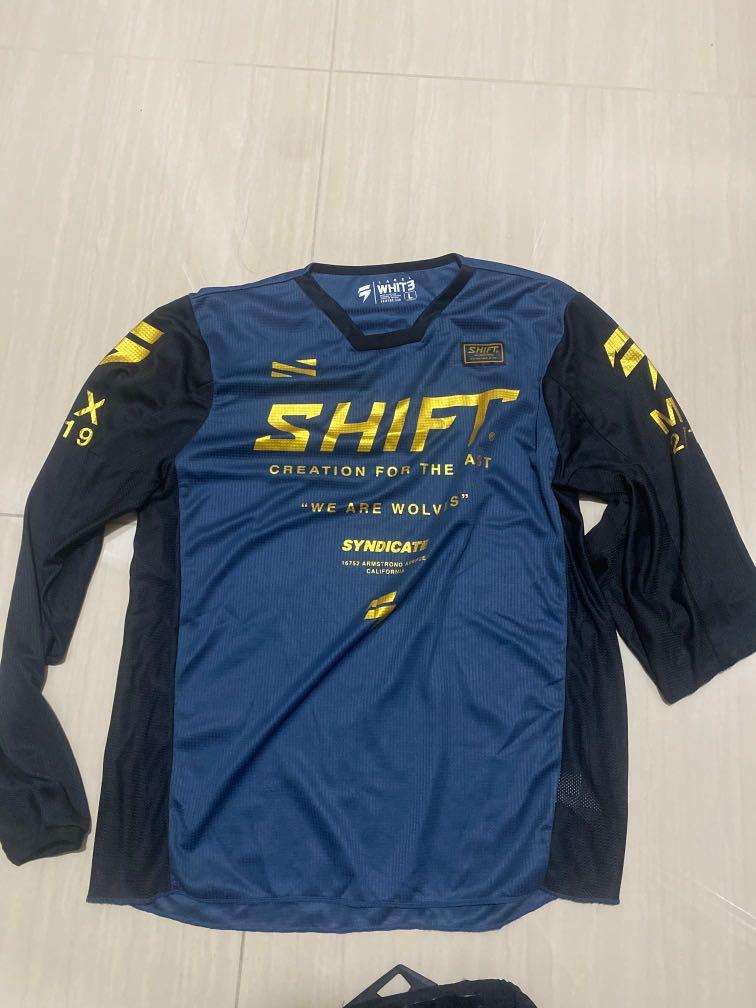 Shift white label set, Motorcycles, Motorcycle Apparel on Carousell