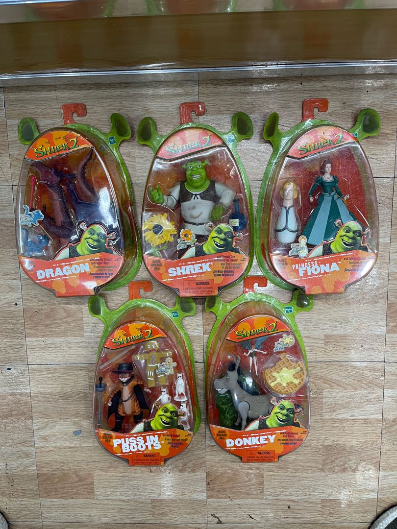 SHREK 2 Set of 5 (Rare), Hobbies & Toys, Toys & Games on Carousell