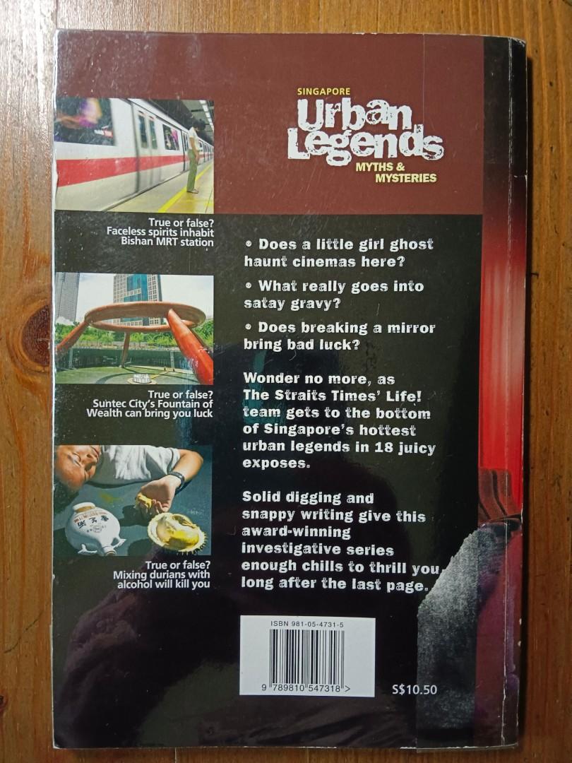 Singapore Urban Legends: Myths & Mysteries, Hobbies & Toys, Books ...