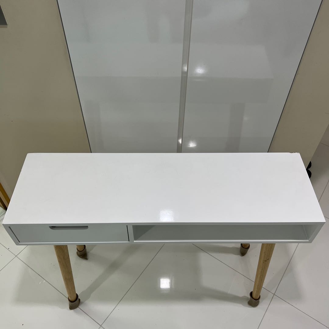 Slim Work Desk / Study Table (With drawer), Furniture & Home Living ...