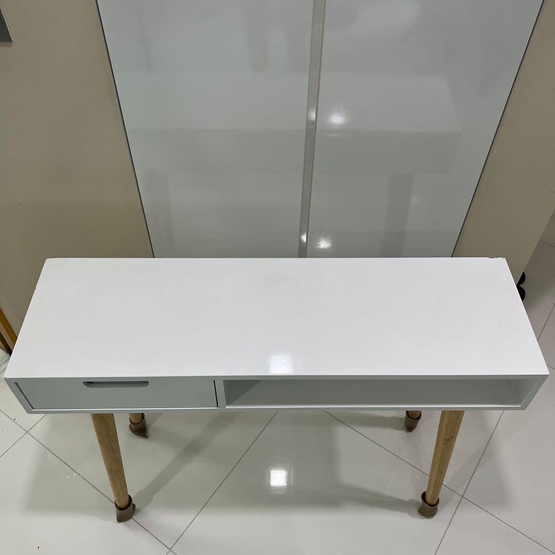 Slim Work Desk / Study Table (With drawer), Furniture & Home Living ...