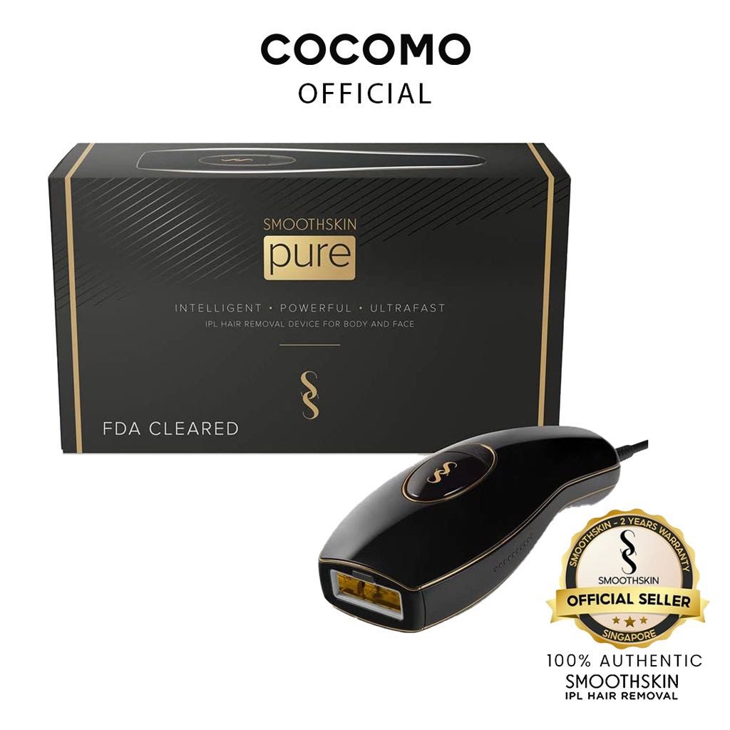 (SmoothSkin) Pure Black IPL Hair Removal Device - COCOMO, Beauty ...