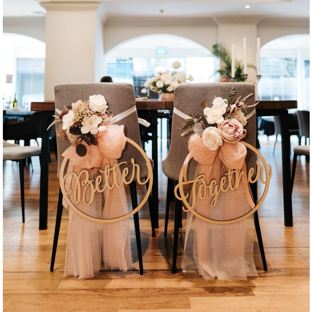 Solemnisation Chair Decoration, Hobbies & Toys, Stationery & Craft ...