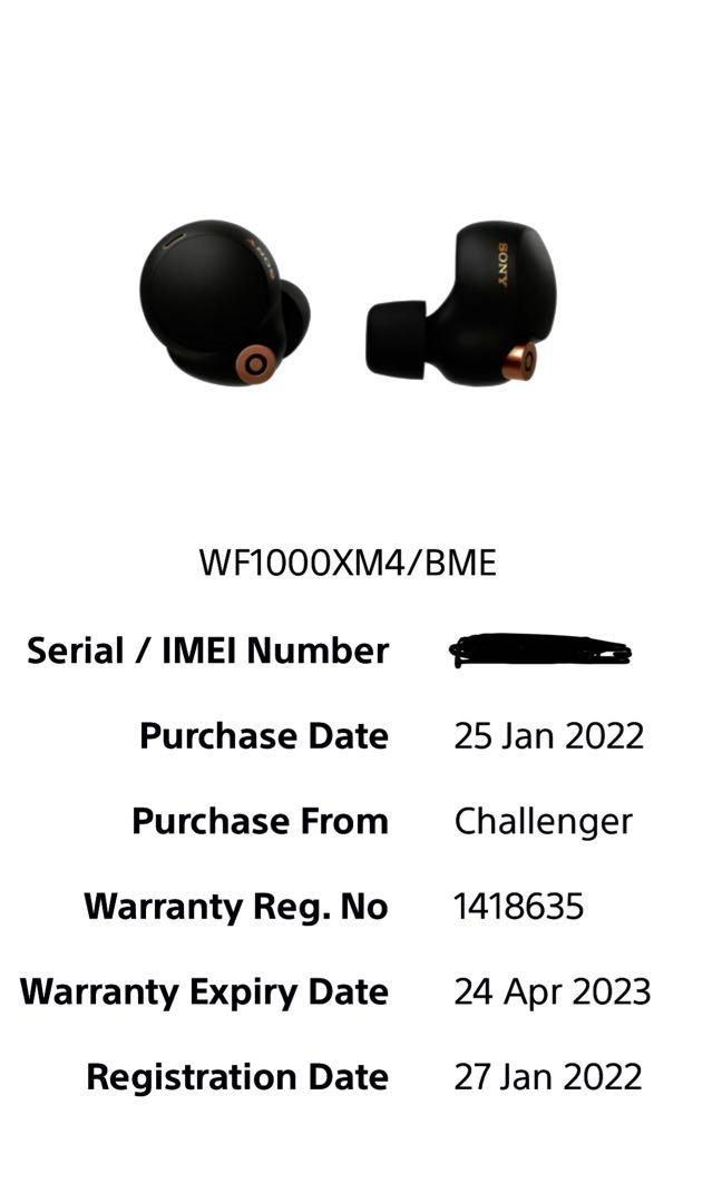 Sony Wf-1000 XM4, Audio, Earphones on Carousell