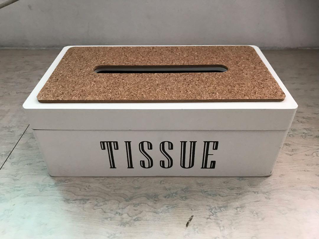 SSF Wooden Tissue Box, Furniture & Home Living, Home Decor, Other Home ...