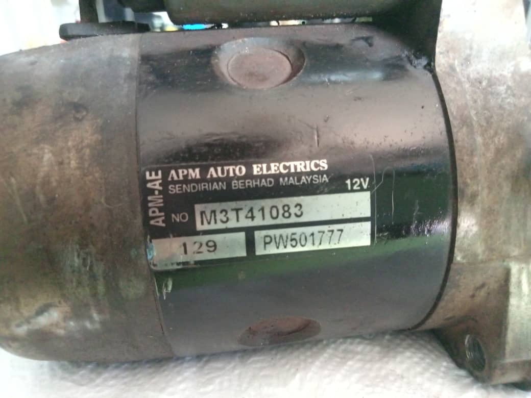 Starter proton wira iswara original proton...APM starter cod no 129 ...