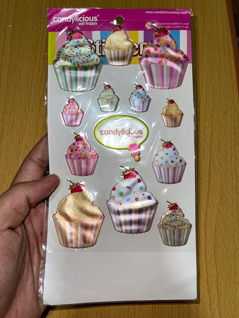Sticker stiker candylicious singapore, Desain & Kerajinan Tangan ...
