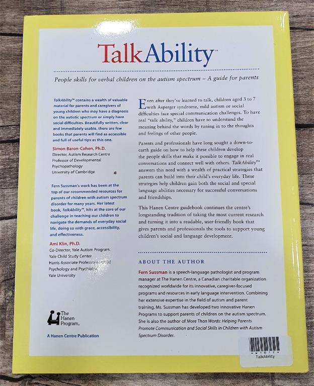 TalkAbility: People Skills for Verbal Children on the Autism Spectrum ...