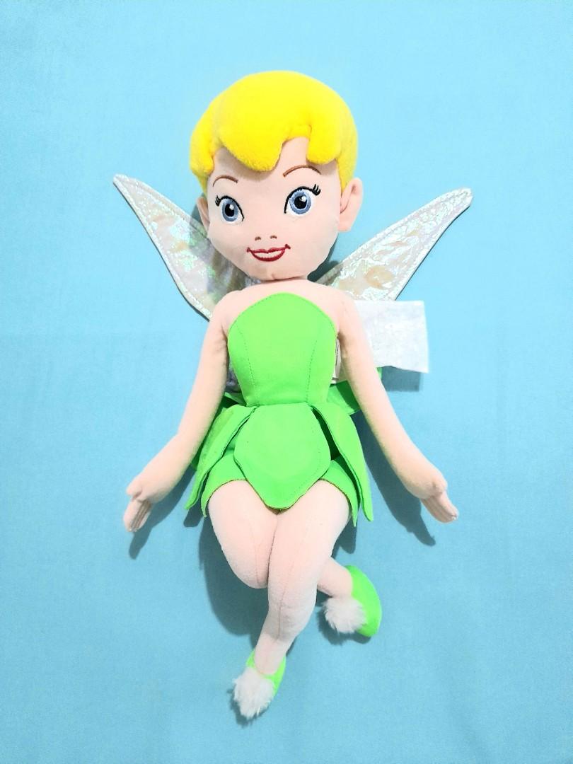Plush Disney Tinkerbell suffed toy sitting position / size : 16 inches ...