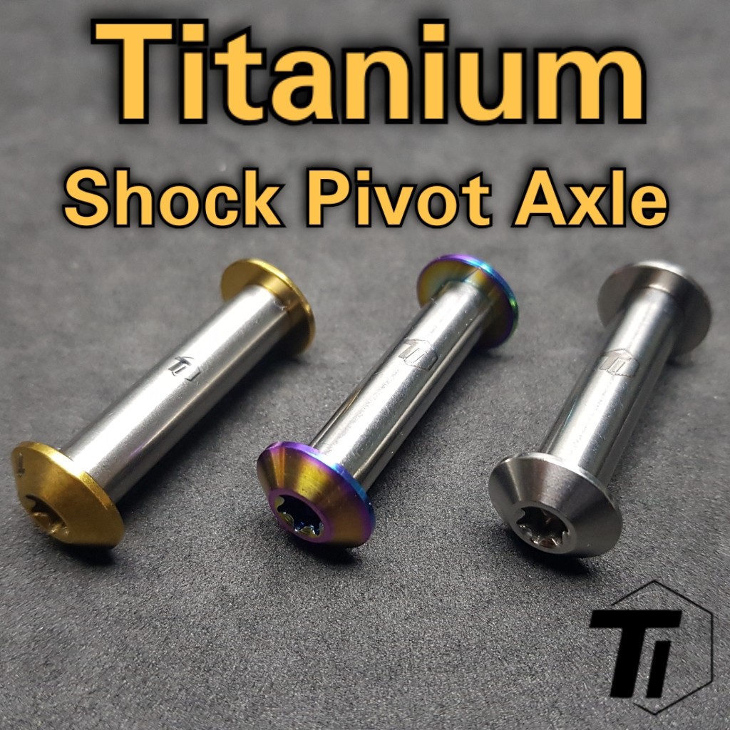 Titanium Rear Shock Pivot Bolt kit for Rockshox Fox Ohlins Manitou Flip ...
