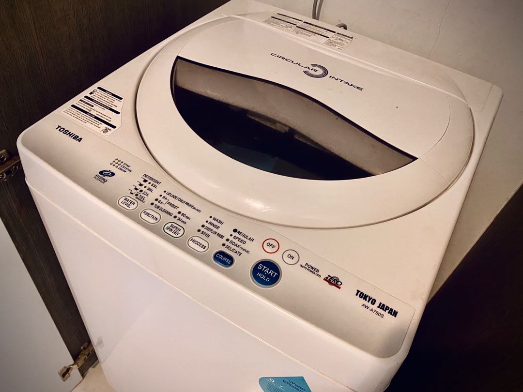 Toshiba Washing Machine AW-A750SS, TV & Home Appliances, Washing ...