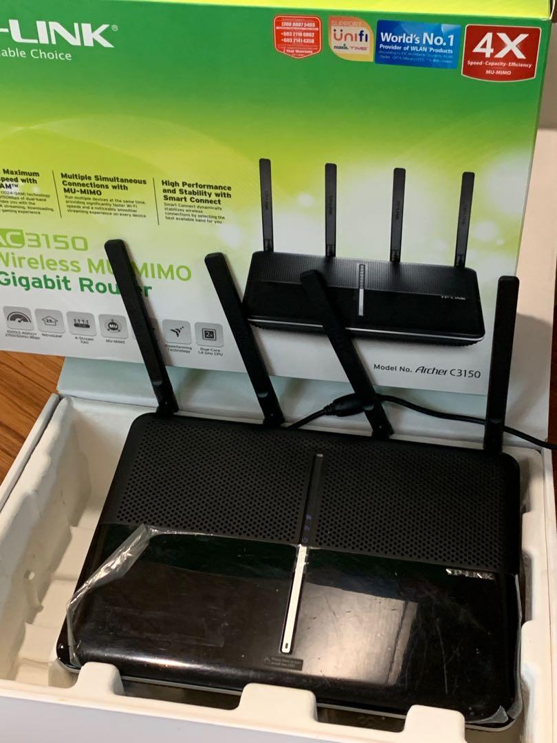 TP-LINK Archer C3150 Wireless Router MAXIS UNIFI TIME MU-MIMO ...