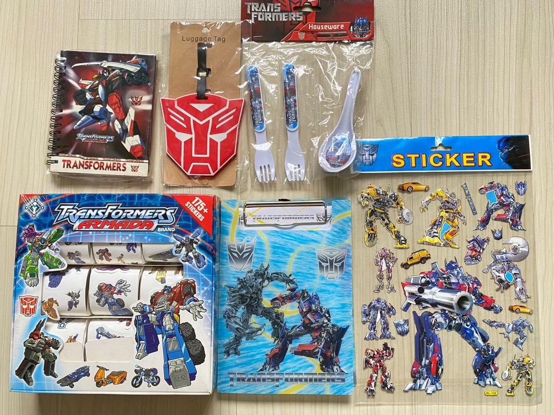 Transformers stationery, Hobbies & Toys, Stationery & Craft, Stationery ...