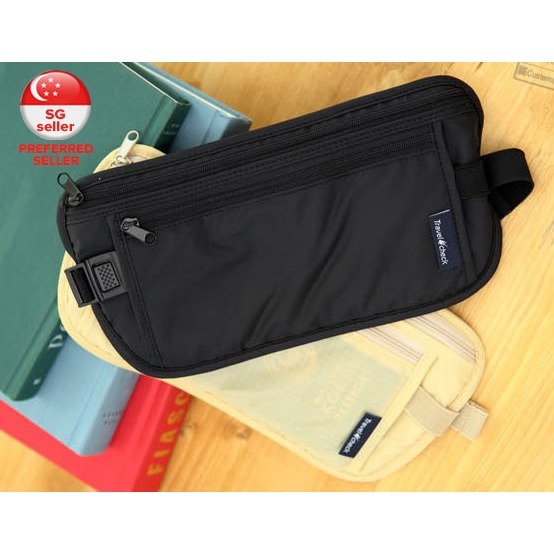 Travel Waist Pouch Security Bum Bag Belt Hidden Pouch Money Passport ...