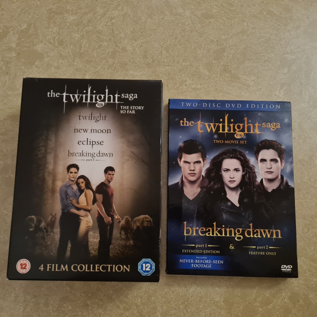 Twilight DVD boxset, TV & Home Appliances, TV & Entertainment, Blu-Ray ...