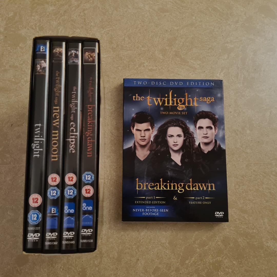 Twilight DVD boxset, TV & Home Appliances, TV & Entertainment, Blu-Ray ...