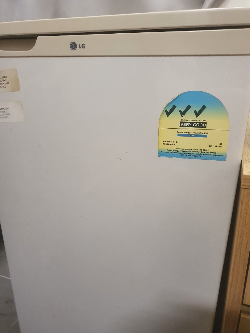 Used Fridge (94L) with small freezer (negotiable), TV & Home Appliances ...