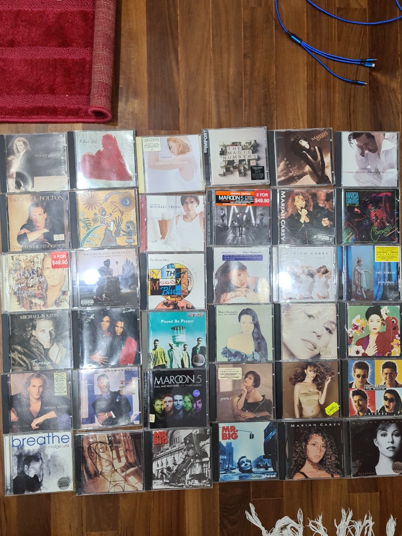 Vintage Pop Artist CDs (by alphabetical order M to Z, numbers), Hobbies ...