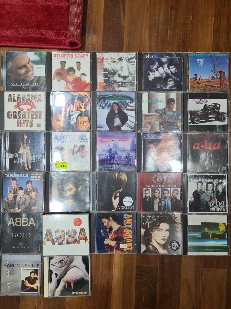 Vintage Pop CDs by Artist (by alphabetical order A to L), Hobbies ...