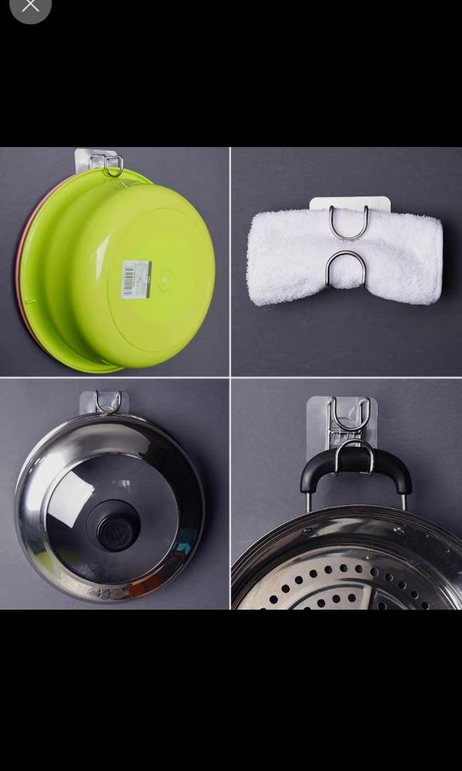 Wash Basin Hook Clip Shower Towel Storage Rack No Drill, Furniture ...