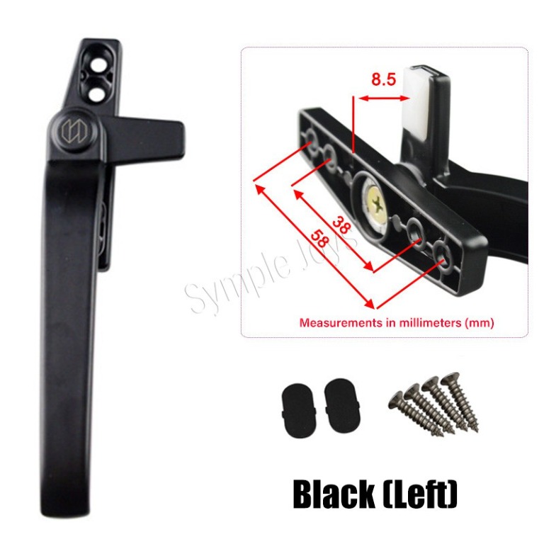 Window Handle Lever Casement Locking Handle, Furniture & Home Living ...