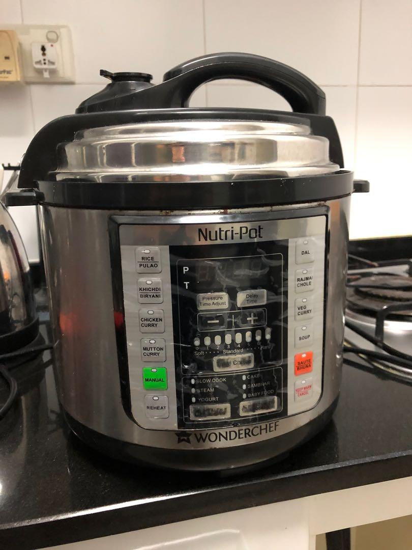 Wonderchef NutriPot - great for Indian cooking, TV & Home Appliances ...