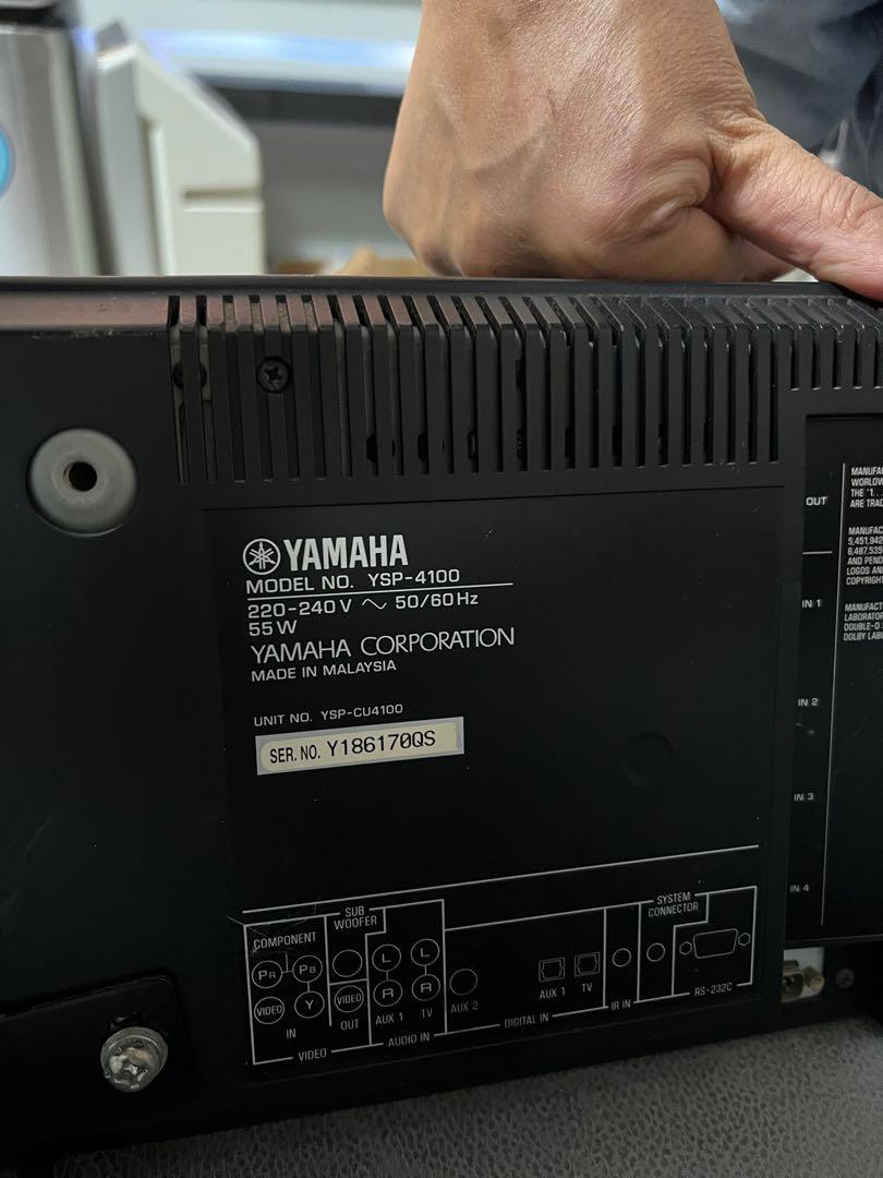 Yamaha YSP-4100, 音響器材, Soundbar、揚聲器、藍牙喇叭、耳擴 - Carousell
