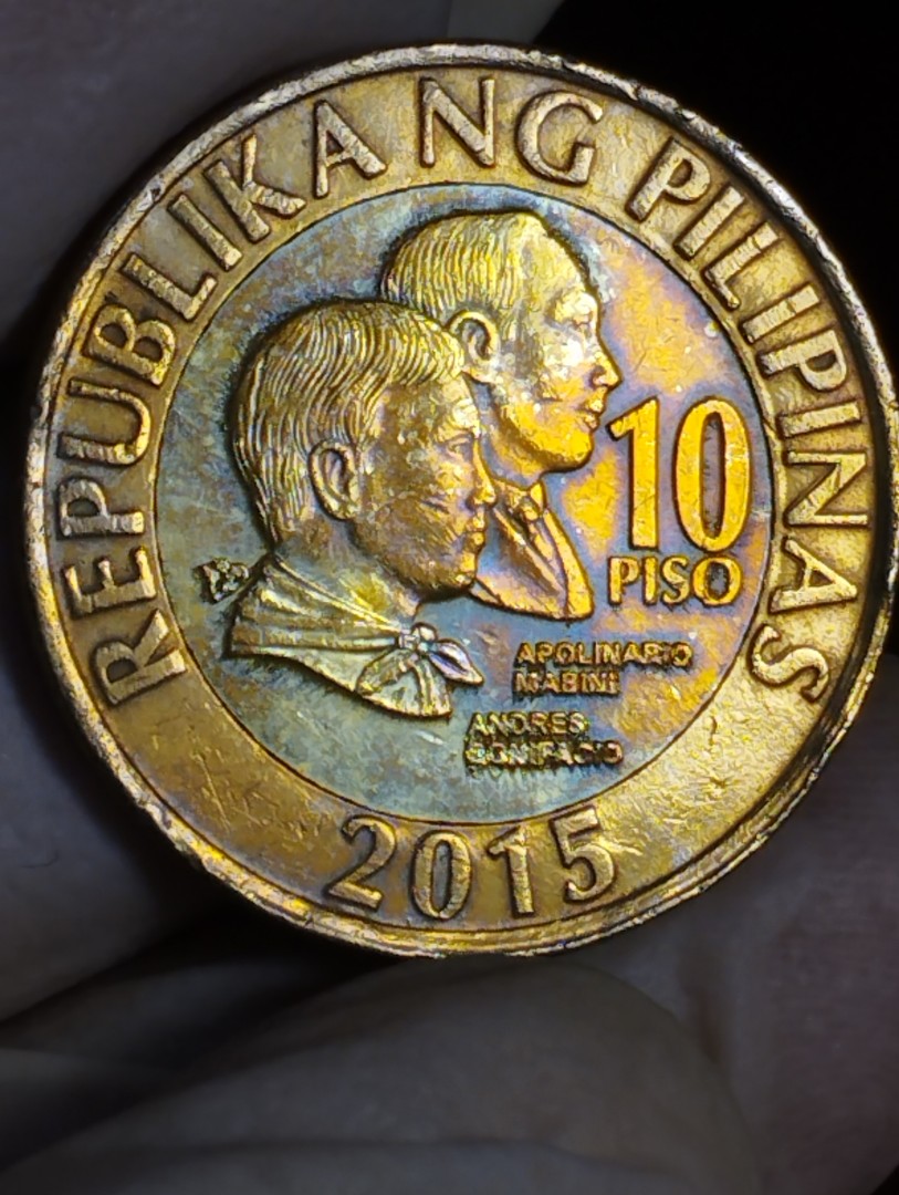10 pesos 2015 tone coins, Hobbies & Toys, Memorabilia & Collectibles ...