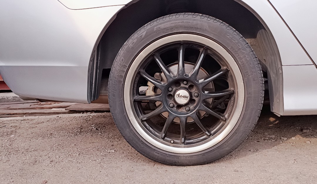 17 inch sport Rim with tyre set, Car Accessories, Tyres & Rims on Carousell