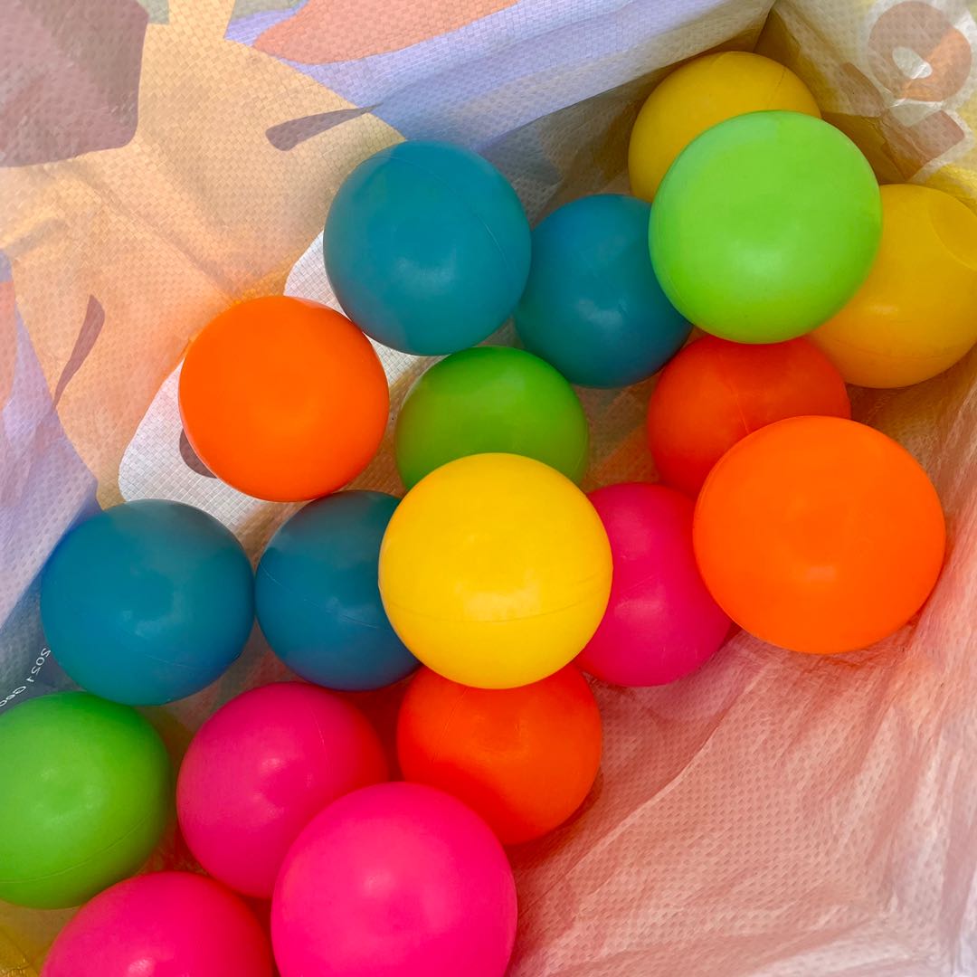 18 pcs Soft Plastic Balls, Babies & Kids, Infant Playtime on Carousell
