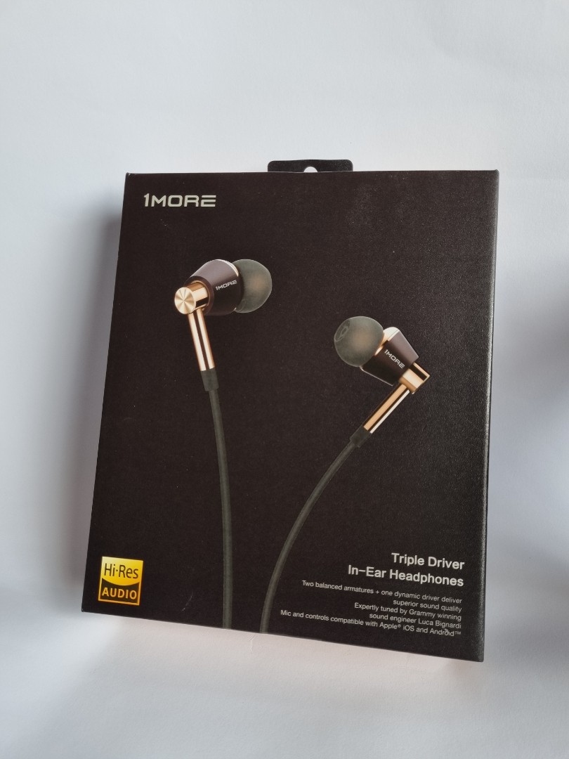 1More E1001 Triple Driver Earphone (Wired), Audio, Earphones on Carousell